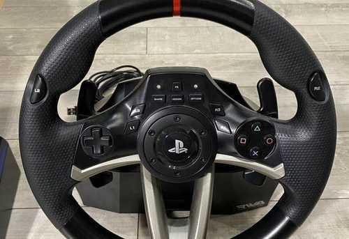 Игровой руль Hori Racing Wheel Apex для пк Ps3 Ps4
