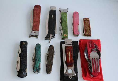 Складные перочинные ножи разные