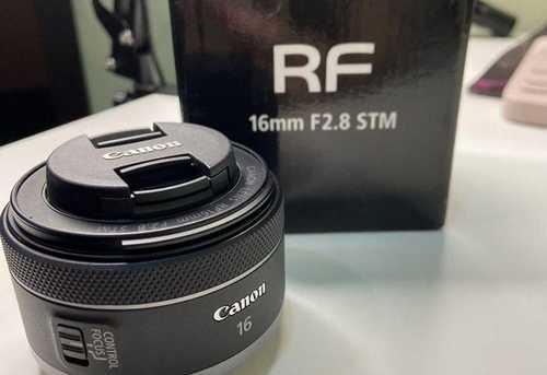 Объектив Canon RF 16mm 2.8