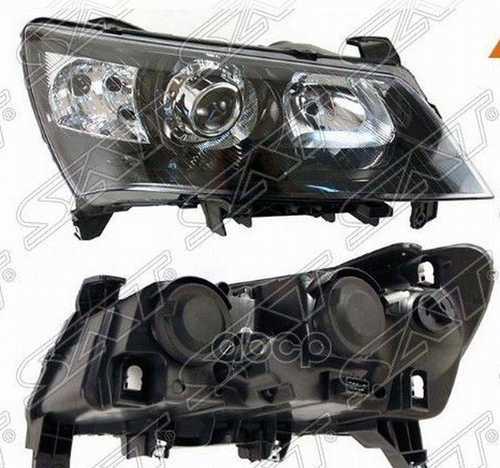 Фара geely emgrand C7 4D 09-17 RH черная ST-1A3