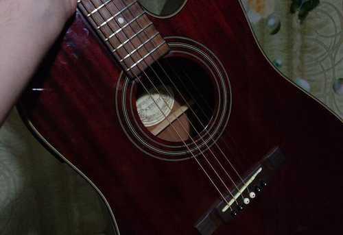 Электроакустическая гитара washburn d10cemtwr