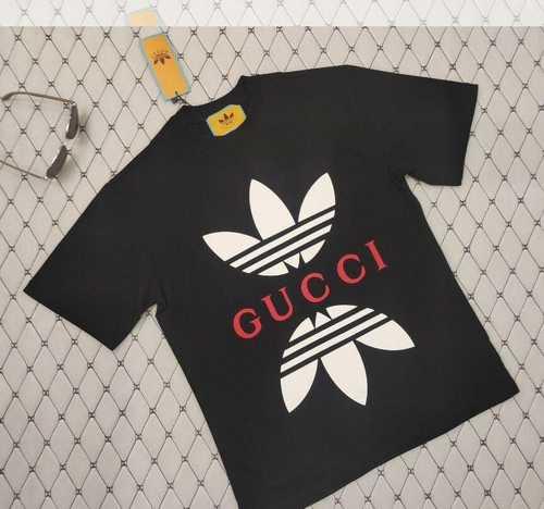 Футболка новая Adidas&Gucci