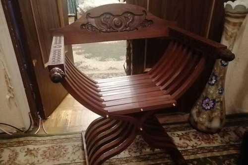 Кресло савонарола складное
