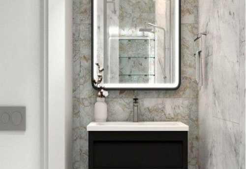 Мебель для ванной с керамической раковиной Art&Max