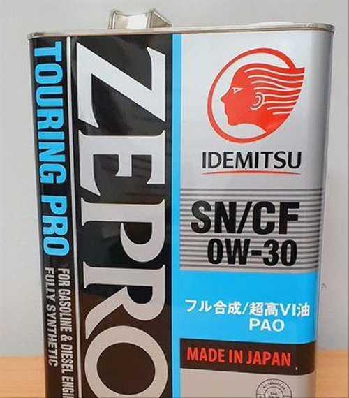 Моторное масло 0W30 Idemitsu Zepro Touring PRO