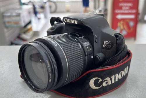 Ф47 фотоаппарат Canon Eos 650D 18-55mm