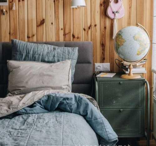 Льняное покрывало Гульвед / Gulved 250x260 IKEA