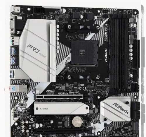 Материнская плата Asrock B550M PRO4 (AM4, mATX)