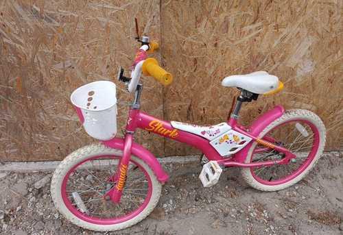 Велосипед Stark'21 Tanuki 18 Girl белый/розовый