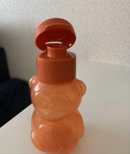 Tupperware Эко-бутылка Медвежонок 350 мл оранжевая