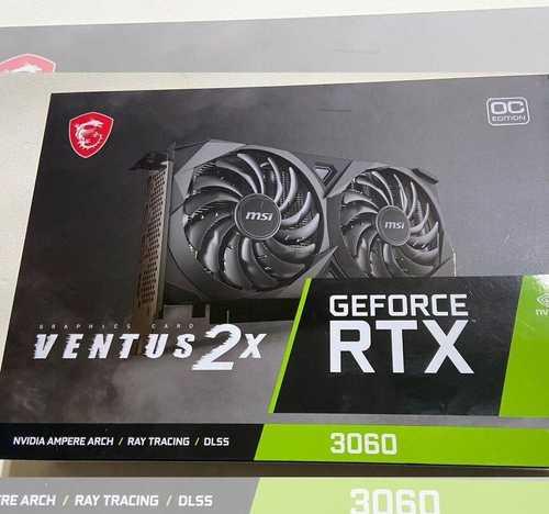 MSI Видеокарта GeForce RTX 3060 12 гб - Новая