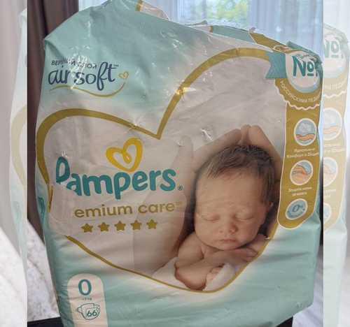 Подгузники pampers 0