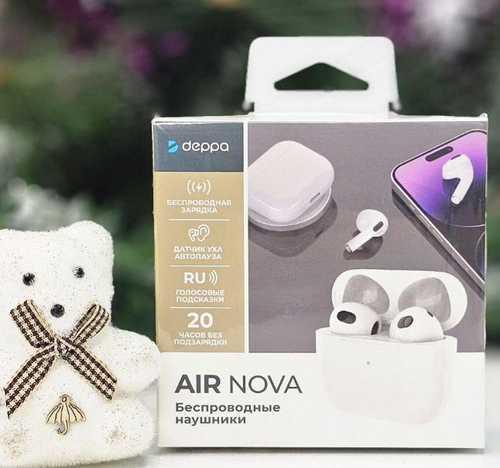 Беспроводные наушники Deppa air Nova