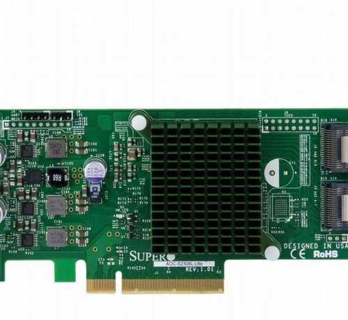 Контроллер raid Supermicro AOC-S2308L-L8e 2048Mb