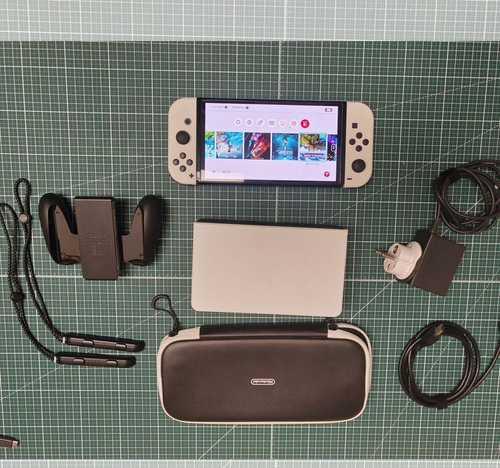 Nintendo switch oled прошитый 128 GB