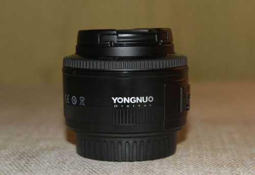 Объектив Yongnuo 50mm f/1.8 Canon