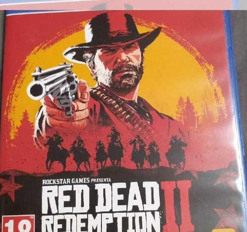 Игра для playstation ps4. Red dead redemption 2