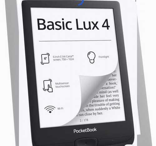Электронная книга pocketbook basic lux 4