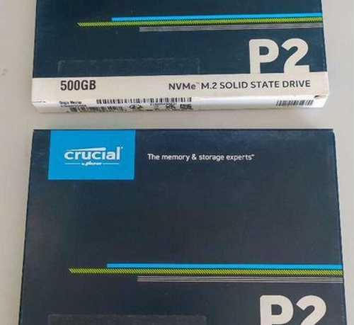 SSD Crucial P2 500Gb NVMe