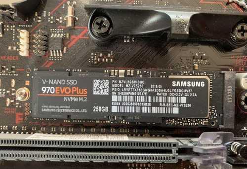 Ssd Samsung 970 evo plus 250gb