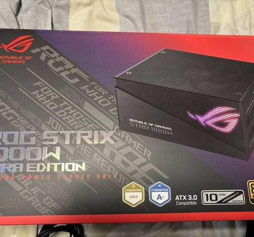 Блок питания Asus rog strix 1000w aura edition