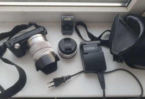 Фотоаппарат Sony NEX-5 (в комплекте 2 объектива)