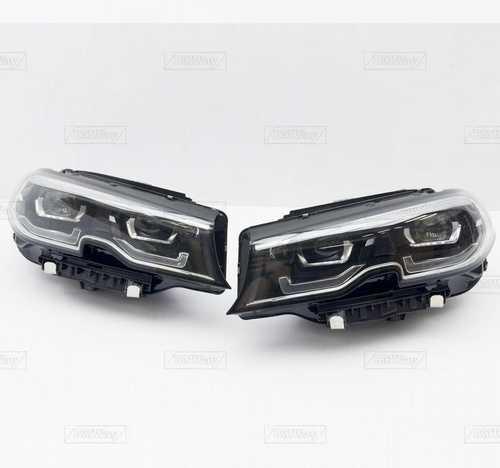 Фары BMW G20 Full LED хром дорест