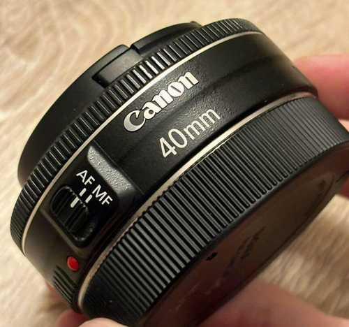 Объектив canon ef 40mm f 2.8 stm