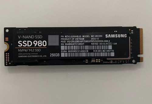 M.2 SSD Samsung 980 - 250 гб