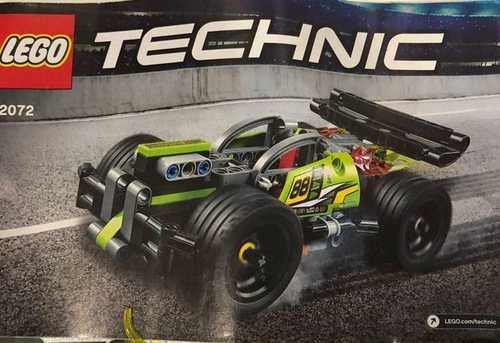 Lego Technic 42072 Зеленый гоночный автомобиль