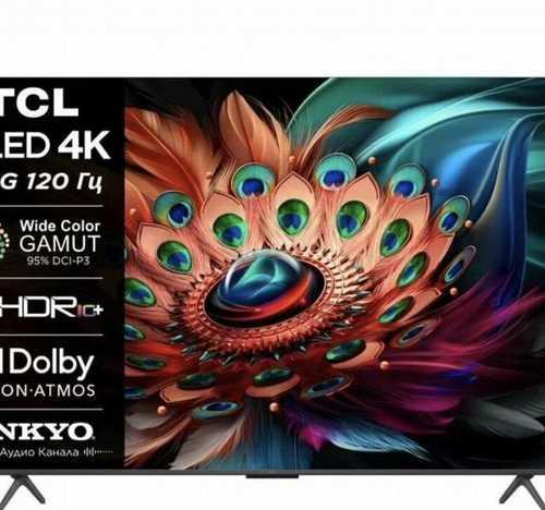 Телевизор TCL 55c655 Qled 4k HDR10  2024г