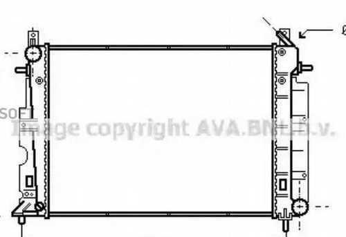 Радиатор охлаждения Saab 9-3 900