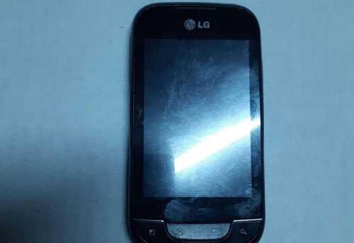 LG P690b Optimus Link Black