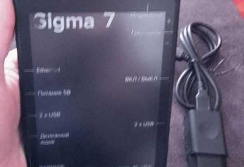 Sigma 7, планшет