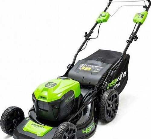 Газонокосилка аккумуляторная greenworks GD40LM46SP