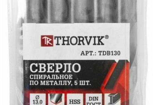 Сверло спиральное по металлу HSS, d13.0 мм thor
