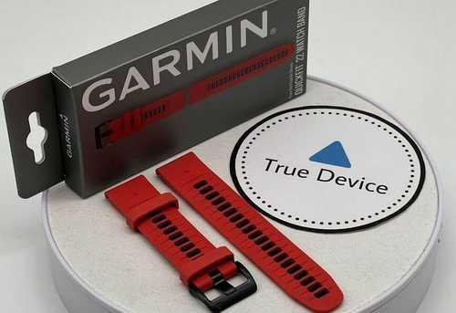 NEW Ремешок Garmin Quickfit 22mm red/graphite