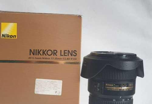 Объектив Nikon 17-35mm f2.8 G