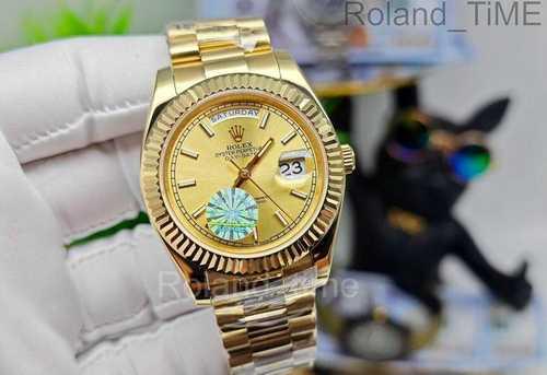 Rolex day-date брутальные мужские часы с гарантией