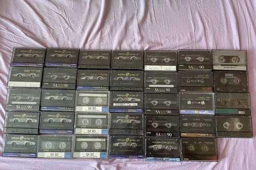 Аудиокассеты TDK SA, SA-X разных годов