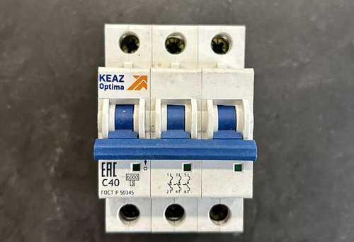 Автоматический выключатель keaz OptiDin 3P C 40A