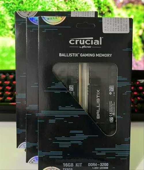 Crucial Ballistix Black 16Gb Kit 3200MHz