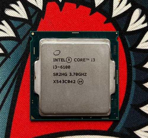 Процессор Intel Core i3-6100, сокет: LGA1151