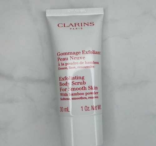 Clarins отшелушивающий крем для тела