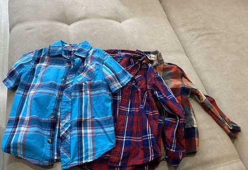 Рубашки 3 шт для мальчика 110-116