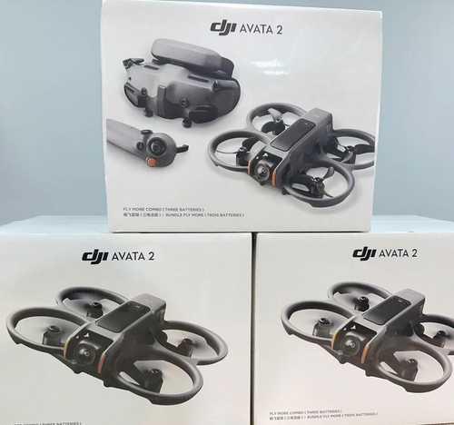 Квадрокоптер DJI DJI Avata 2 Fly More Combo 3 АКБ
