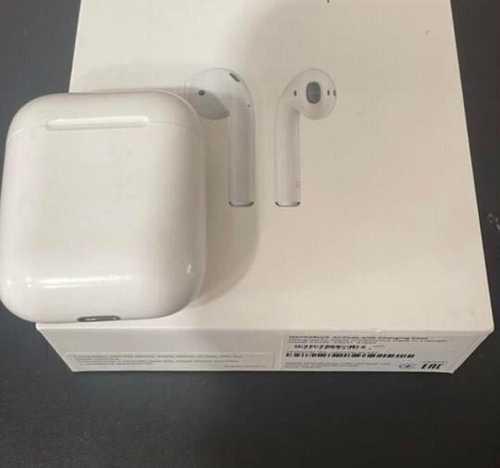 Кейс и коробка от airpods 2 оригинальные