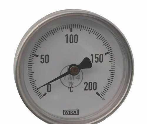 Термометр Wika от 0 до 200 гр С 60 мм диаметр цифе