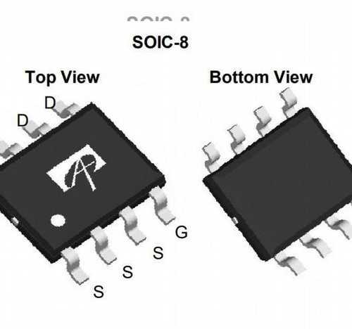 Микросхема AO4354 N-Channel MOSFET 30V 23A SO-8
