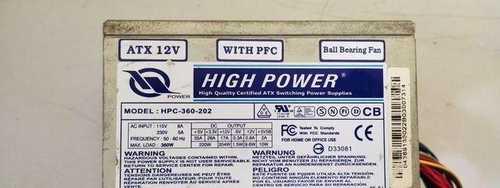 Блок питания high power HPC-360-202